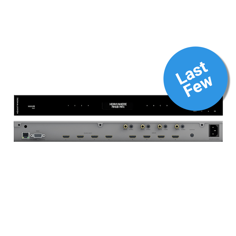 MHUB MAX (4x4) - HDMI Switcher Matrix – HDA