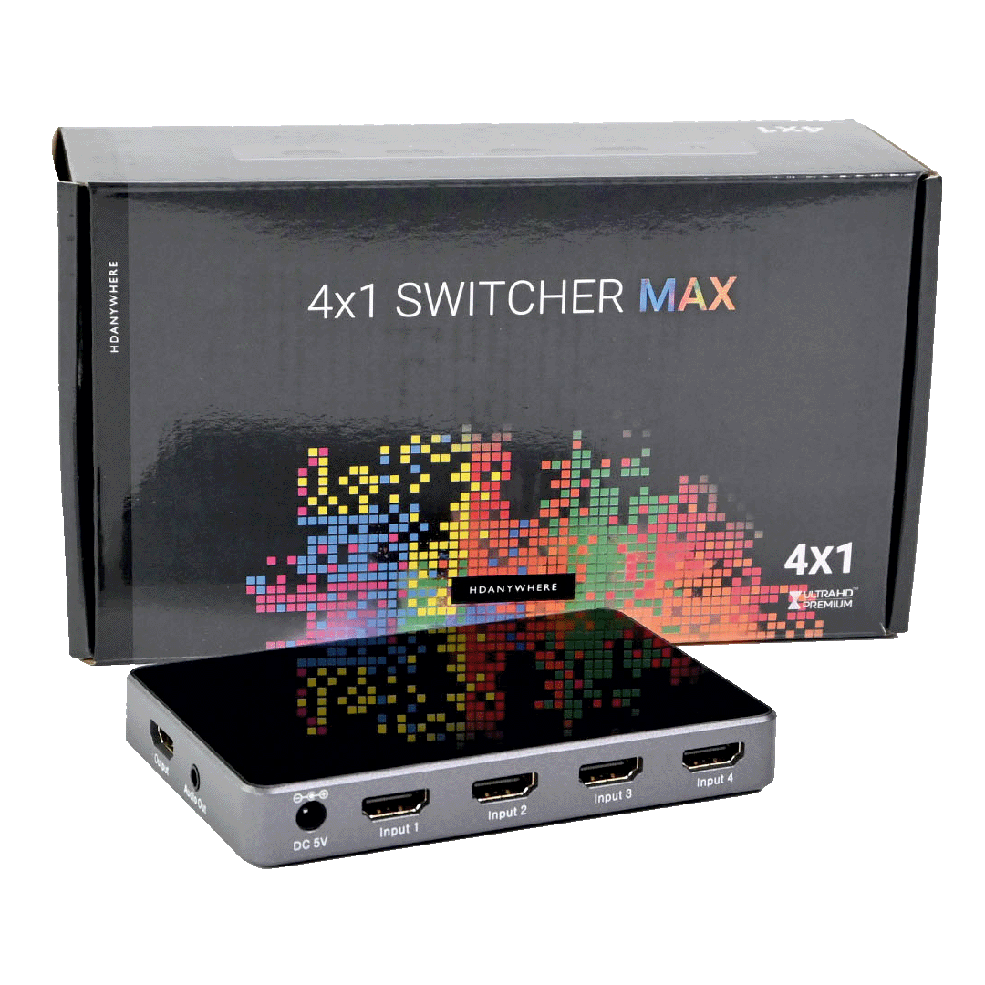 Switcher MAX (4x1) - Certified Refurbished – HDA